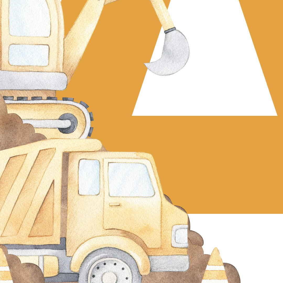 Construction Letter Print – Stickaroo