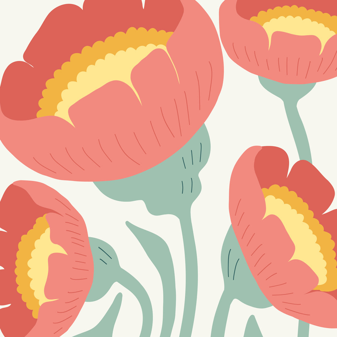 Cottage Blooms Print – Stickaroo