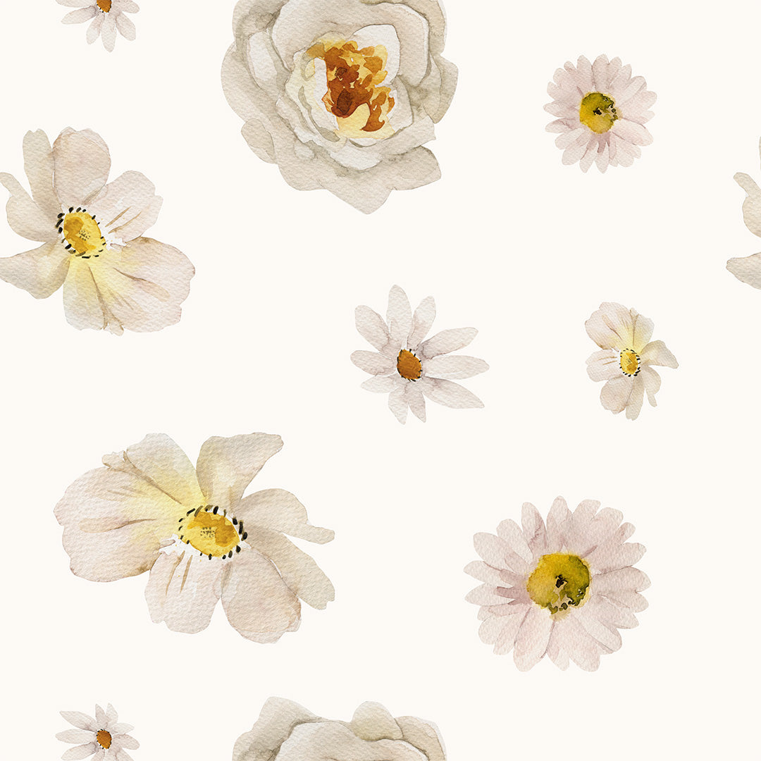 Falling Daisies Wallpaper – Stickaroo