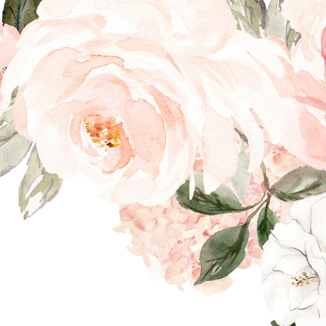 Hydrangea Corner Piece – Stickaroo