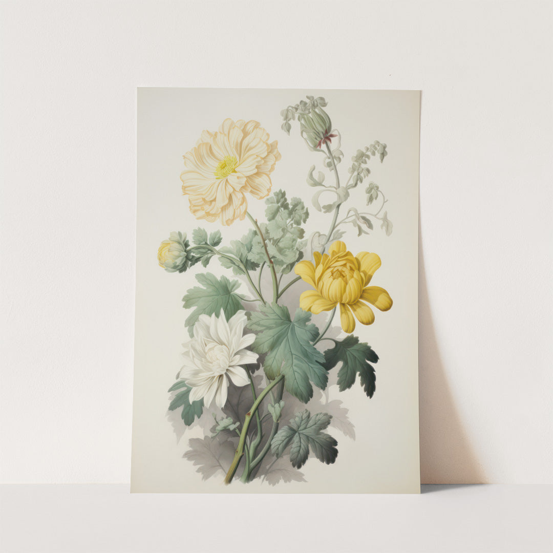 Lemon Blooms Print – Stickaroo