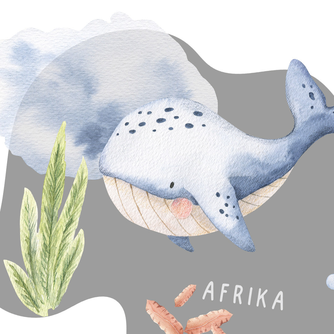 Narwhal Map – Stickaroo