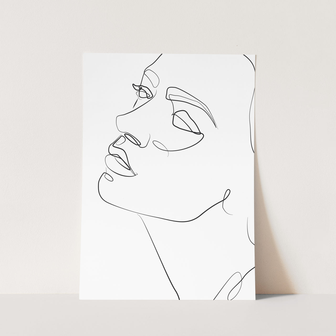 Outline Face Print – Stickaroo