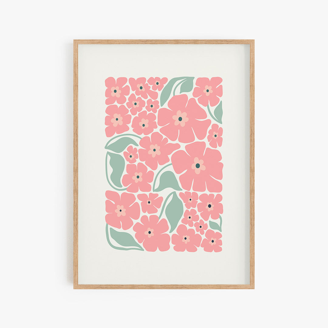 Pink Bloom Print – Stickaroo