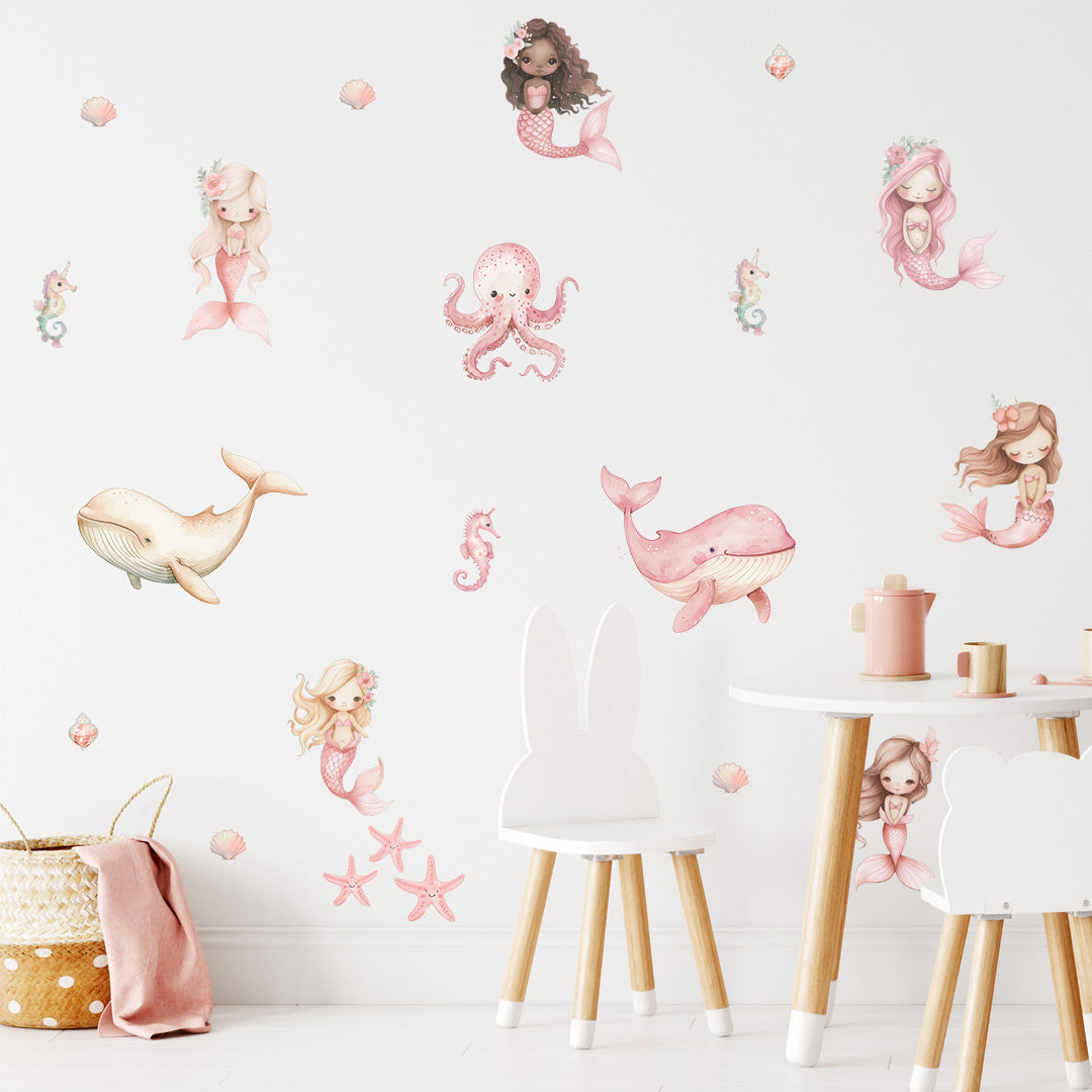 Pink Mermaids – Stickaroo