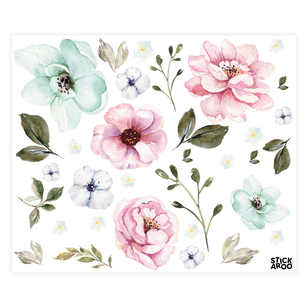 Plum Flowers – Stickaroo