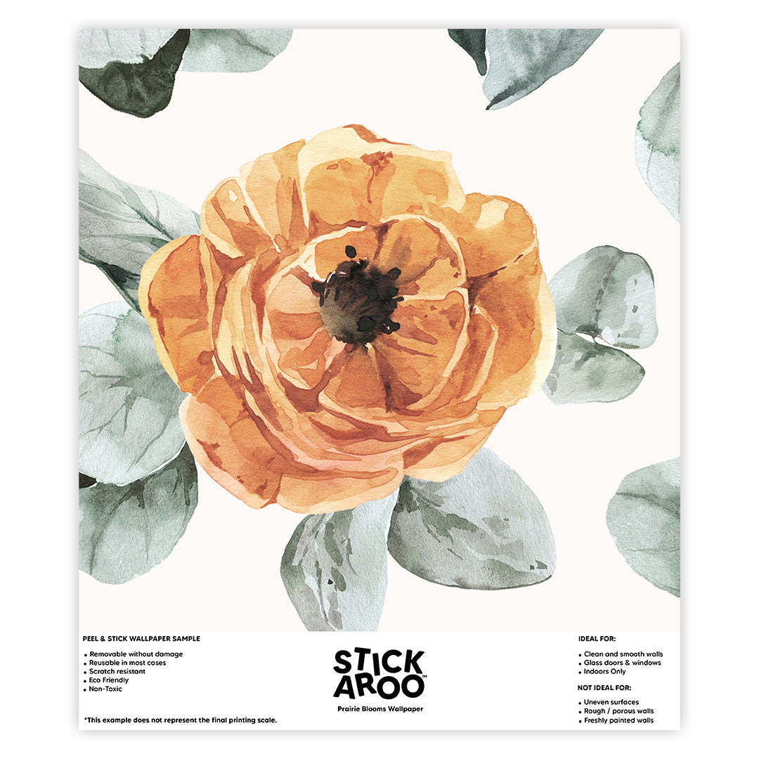Prairie Blooms Wallpaper – Stickaroo
