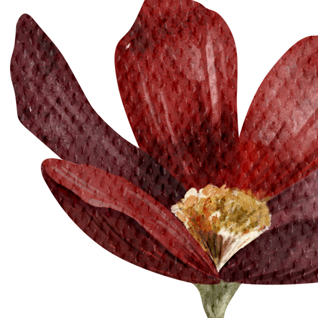 Burgundy Wildflowers – Stickaroo