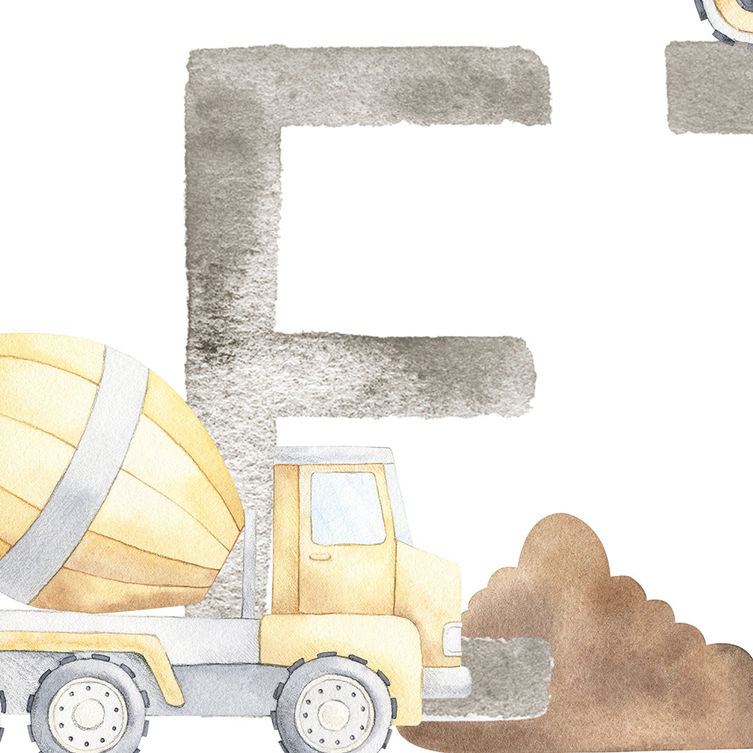 Construction Name Yellow – Stickaroo