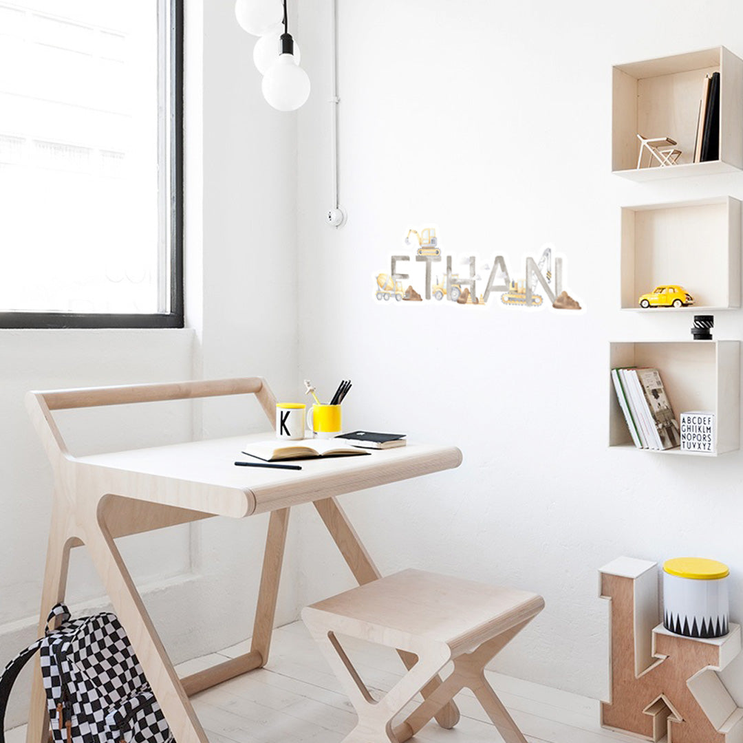 Construction Name Yellow – Stickaroo