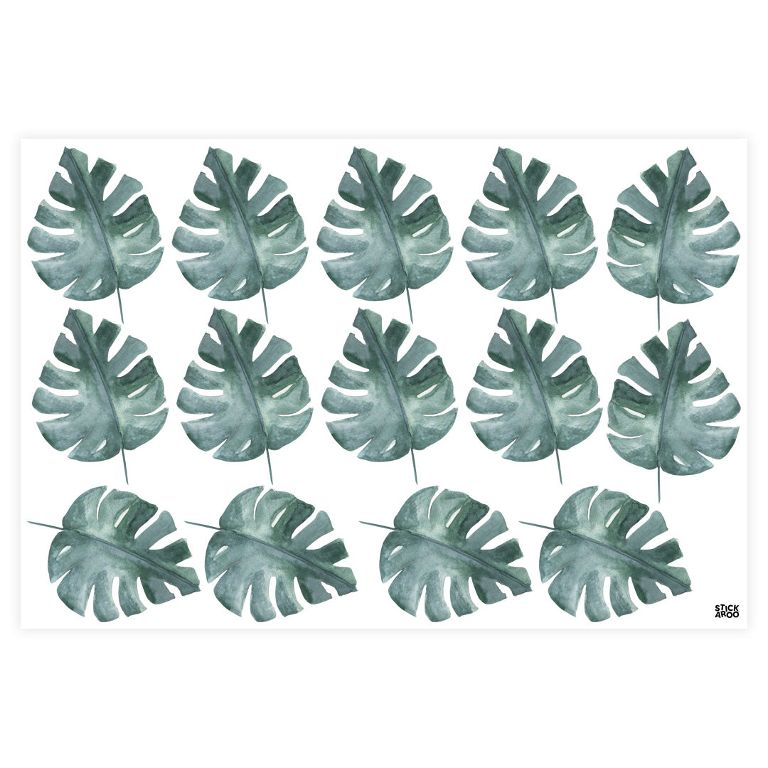 Delicious Watercolour Leaves – Stickaroo