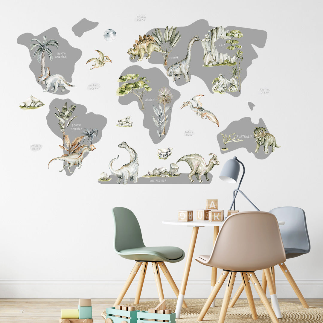 Dinosaur Map – Stickaroo