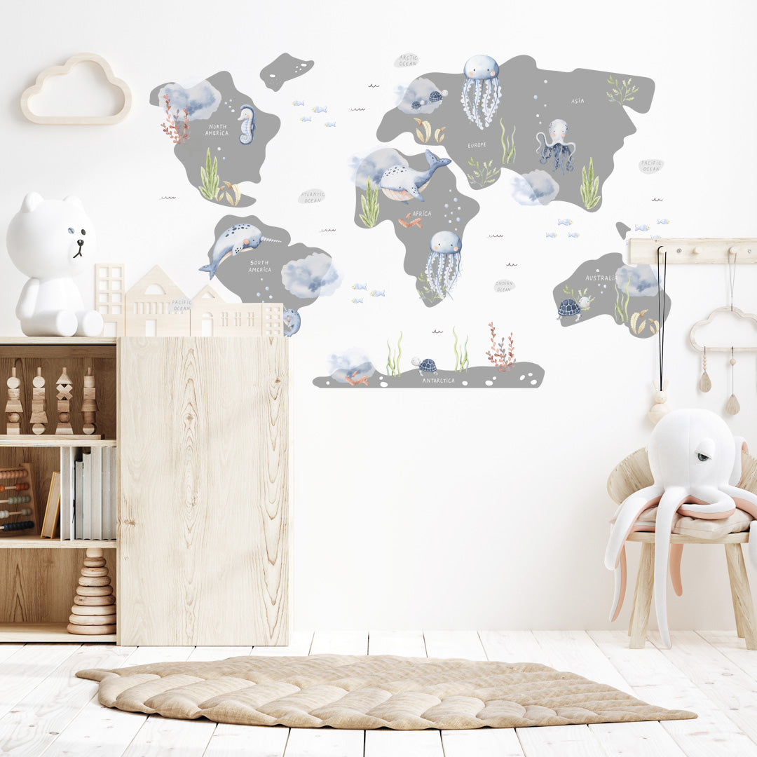 Narwhal Map – Stickaroo