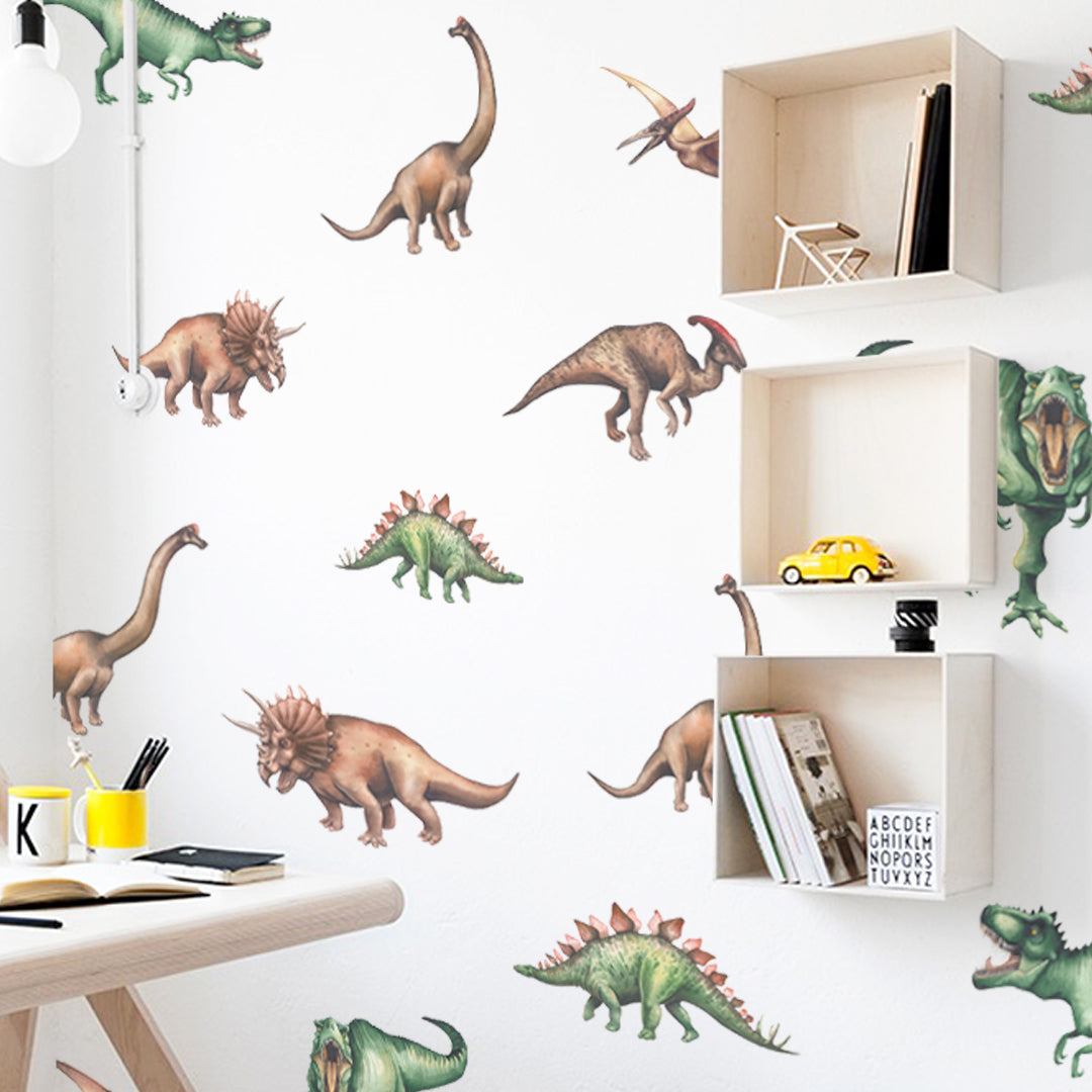 Watercolour Dinosaur Pattern – Stickaroo
